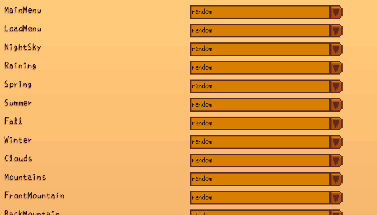 【Stardew Valley MOD紹介】Custom Menu Backgroundの使い方 | バニラのゲーム攻略所